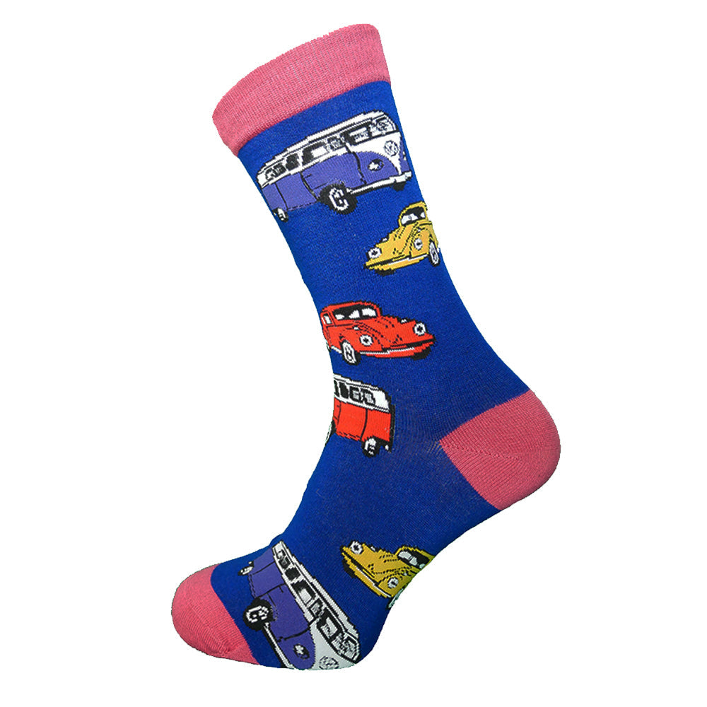 BL610 VW Bugs and Campers Bamboo socks – Gemjar Wholesale