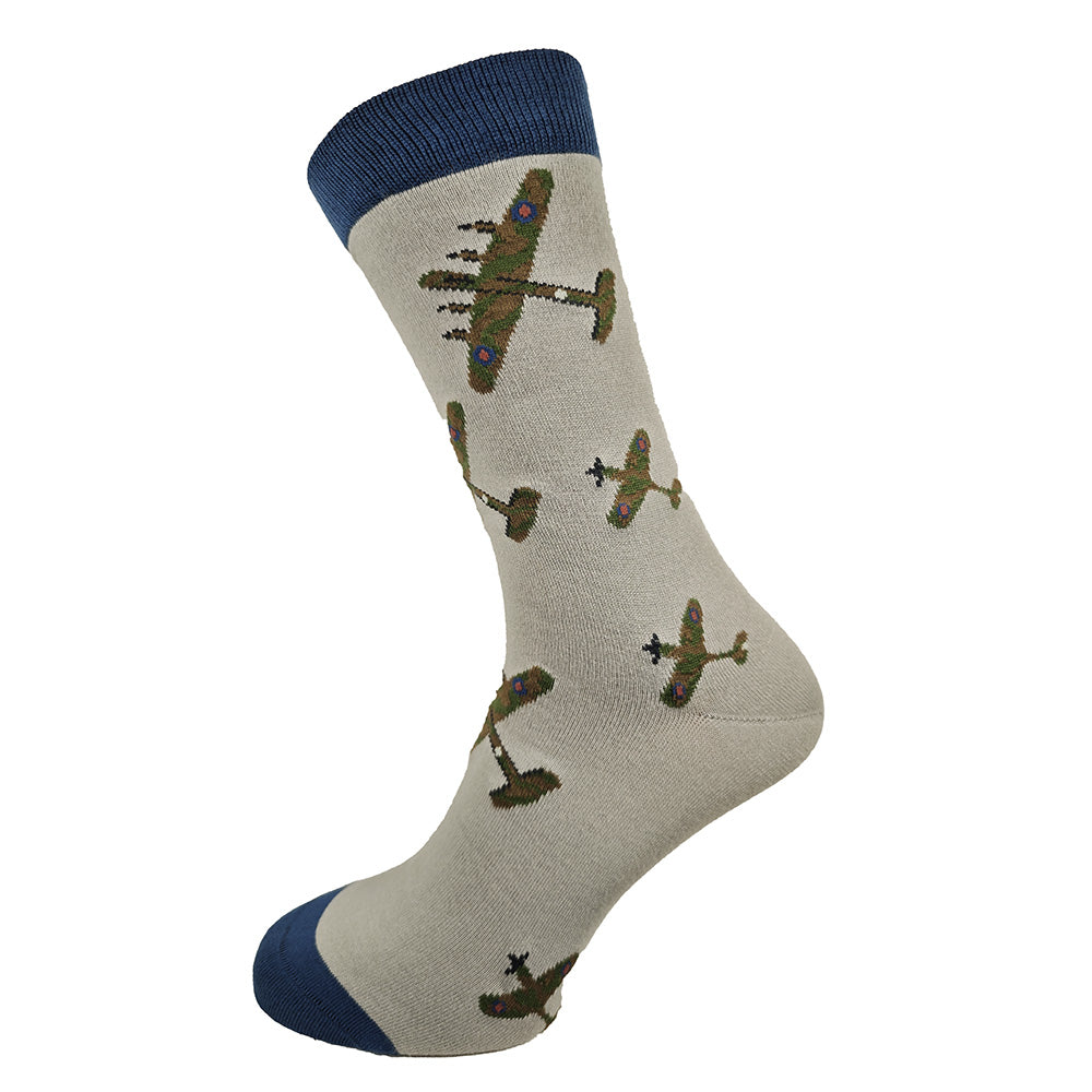 BL637 Lancaster and Spitfire Socks. size 7-11 – Gemjar Wholesale
