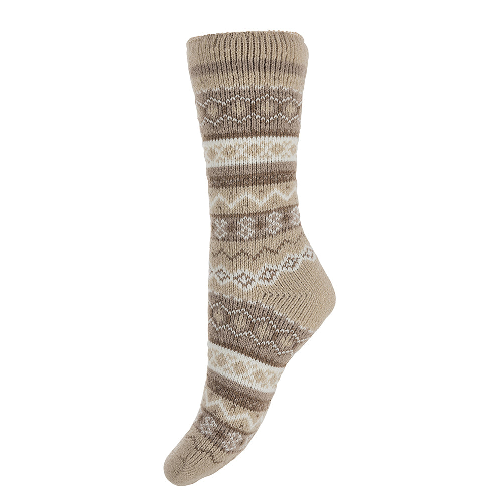 TS101 Fawn patterned Thermal Socks – Gemjar Wholesale