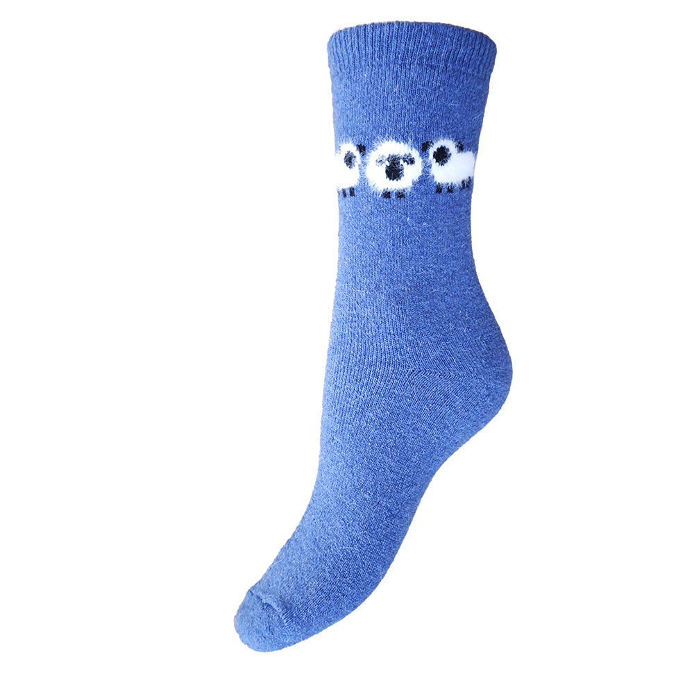 WS625 Blue Fluffy Sheep Socks – Gemjar Wholesale